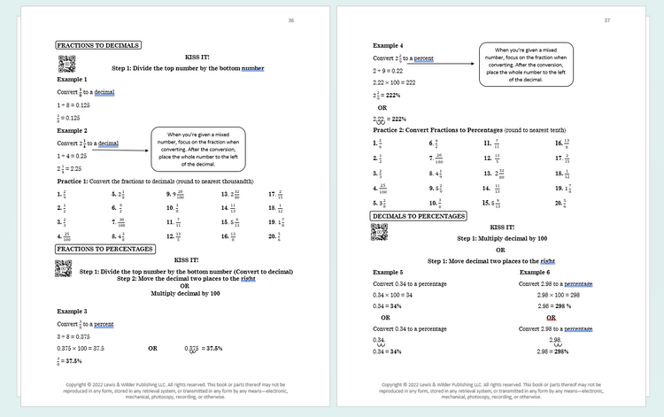 TEAS 7 Math Book - Comprehensive Guide to Acing the TEAS Math Section ...